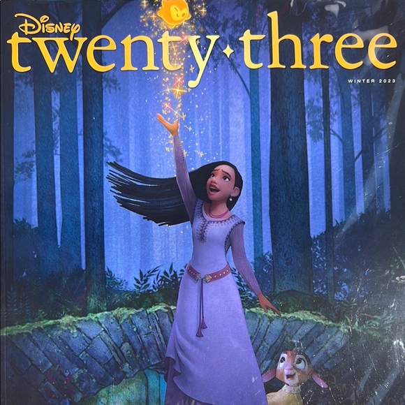 Disney | Other | Disney Twenty Three Magazine With Purple And Blue ...